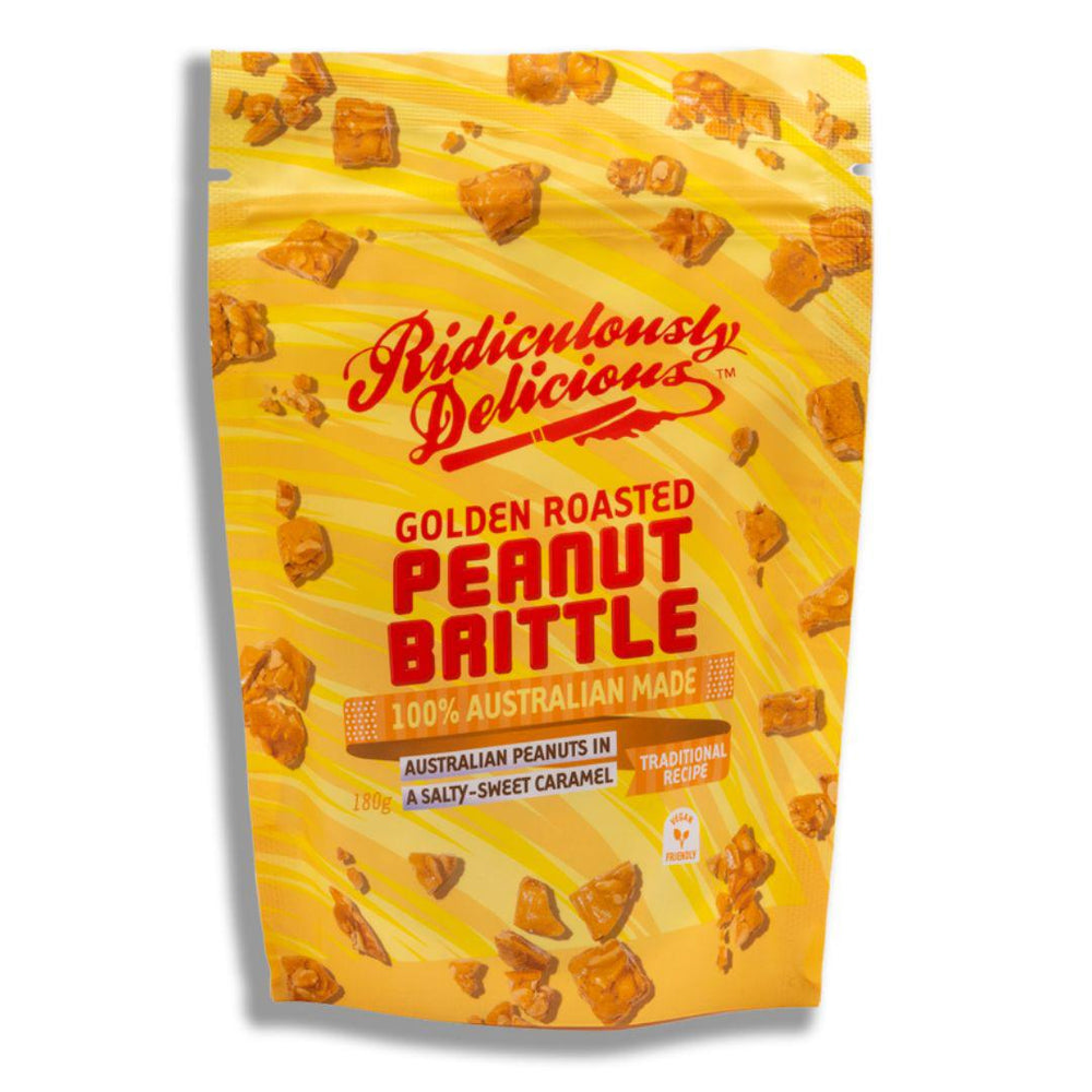 Ridiculously Delicious Peanut Butter Brittle (180g) Foods ﻿Online Australia | FodShop