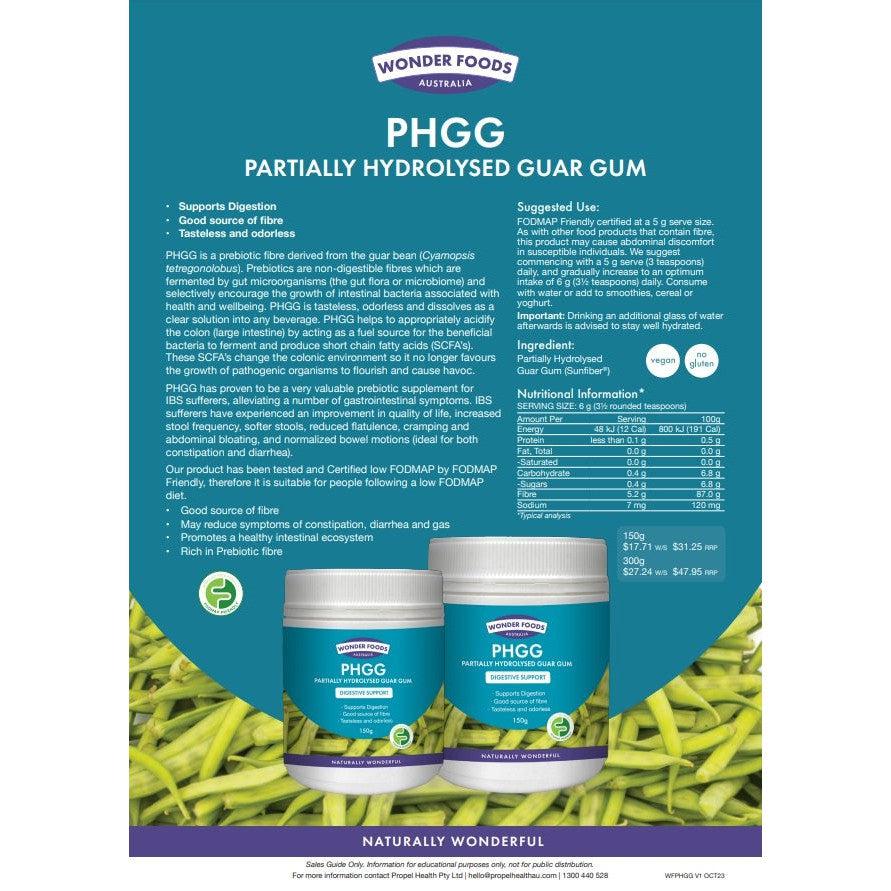 Wonder Foods Partially Hydrolysed Guar Gum - PHGG (300g) Foods ﻿Online ...