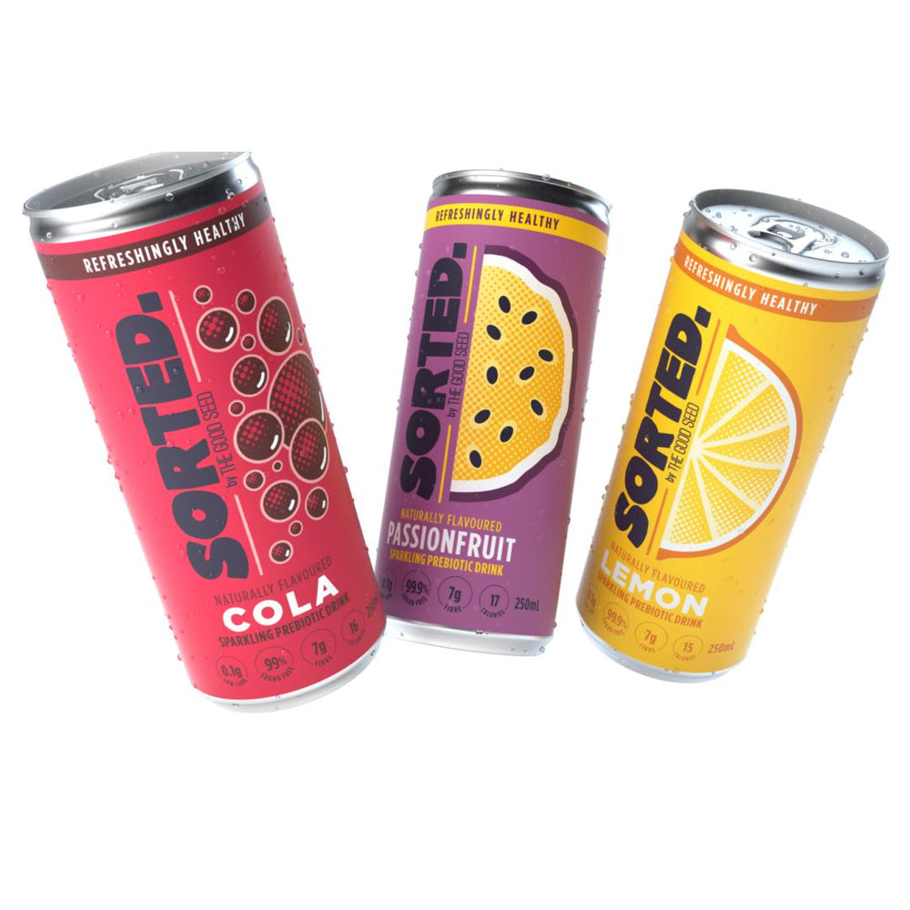 Sorted Sparkling Prebiotic Drink - Cola (250ml) Foods ﻿Online Australia ...